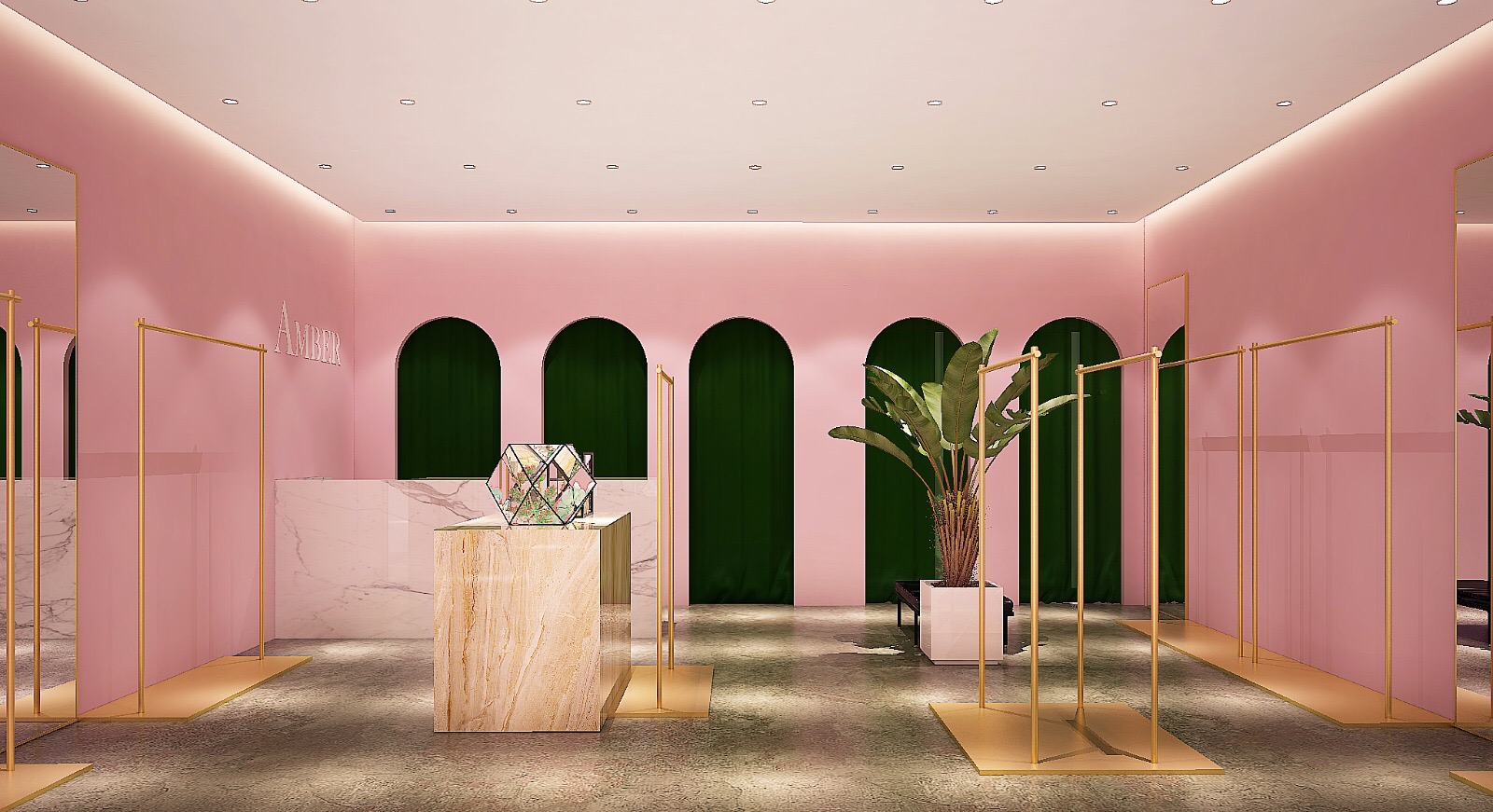 RETAIL 3D RENDERING – AMEN INTERIOR DESIGN AND DECORATION CO.